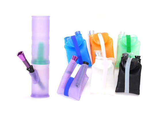 Folding Design Silicone Nectar Collector / Glass Water Pipe 120g Weight