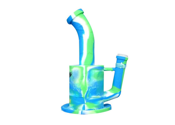 Silicone Tobacco Pipe / Silicone Nectar Collector 11 Colors Hookah Water Percolator