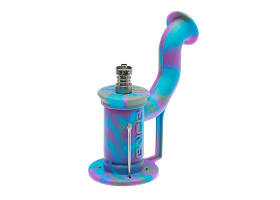 Portable Silicone with Titanium Nail/Silicone Cap and Stainless steel dabber Kits,Use WAX,Multiple colors