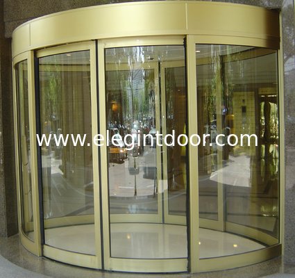 Curved Aluminium Glass Sliding Door/ Automatic Curved Sliding Door