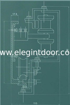 Curved Aluminium Glass Sliding Door/ Automatic Curved Sliding Door