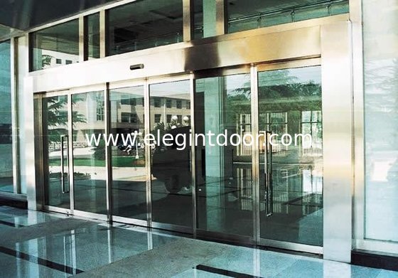 AC220V Driving Automatic Sliding Door System with Hanger Devices goes directly  below the motor
