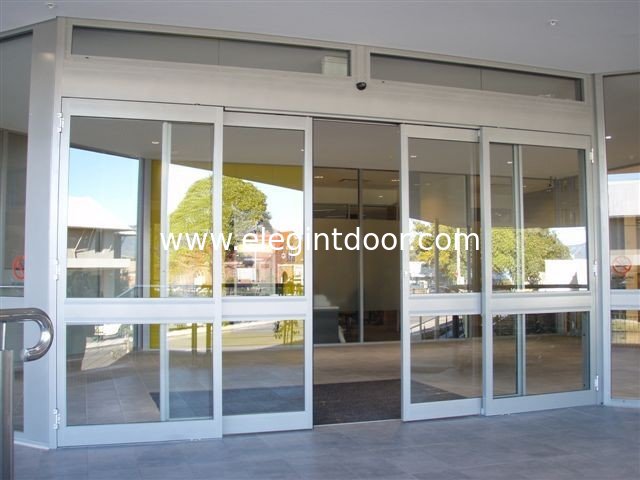 Quality Framed Automatic Sliding Glass Door Kit /Automatic Sliding Door Control System for sale