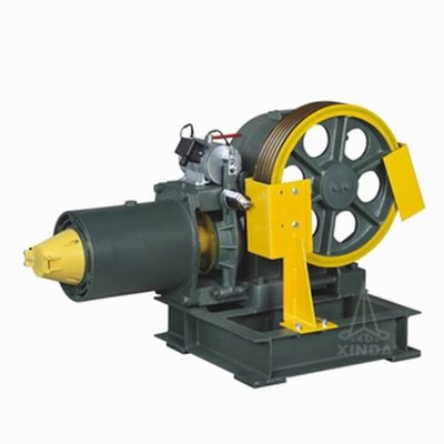 Geared Traction Machine for Lift , 500kg - 630kg Rated Capacity