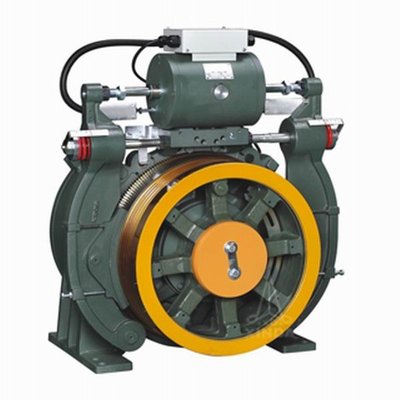 Single Wrap Gearless Traction Machine For Elevator , 80m 2.0m/s WYJ250