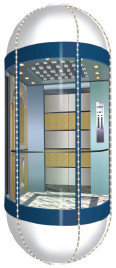 Elevator Decoration With Semicircle Acrylic , Car Roof Decoration , NHD-511A