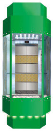 Elevator Decoration With Steel Plate Baked Enamel