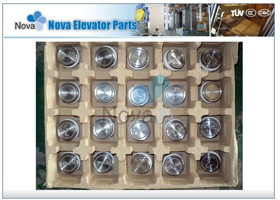 AC12V / AC24V Elevator Control System , Electric Lift Button With / Without Braille