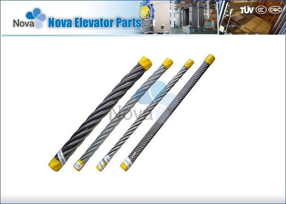 Steel Elevators Components , 8 * 25Fi + IWR Elevator Wire Rope Dia 6 ~ 22mm