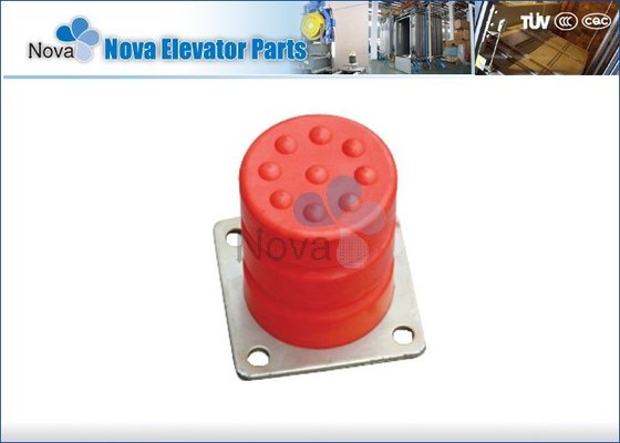 1.1m/s 9600KG Elevator Safety Componenets , PU Lift Rubber Buffer