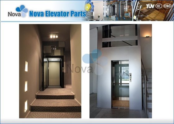 0.5m/s Home Lift Elevators , Luxury Indoor Lift 320 ~ 400KG Capacity