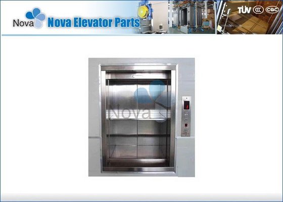 300KG Dumbwaiter Elevator , 1.0m/s Commercial Food Elevator for Kitchen