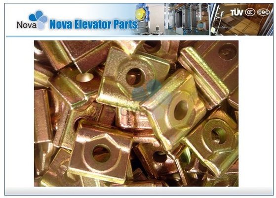 24K Elevator Rail Clips / Galvanized Elevator Machined Guide Rail Clip