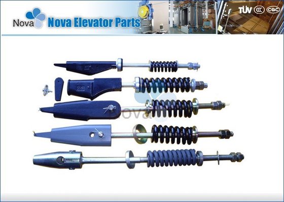 Φ8mm～Φ20mm NV26-Q Series Wedged Type Elevator Wire Rope Wedge Socket , Elevator Rope Socket