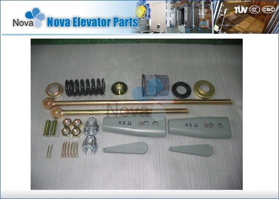 Durable Elevator Cabins Components , NEITC Wedged Poured Type Casted / Forged Elevator Rope Socket