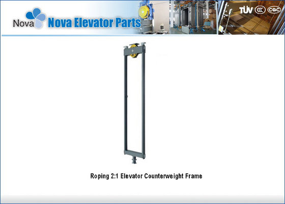 Roping 1:1 and 2:1 Elevator Counterweight Frame,Lift Counterweight Frame