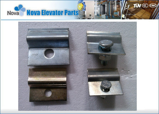 White Zinc Elevator Sliding Clamp for Elevators, Elevator Rail Clips