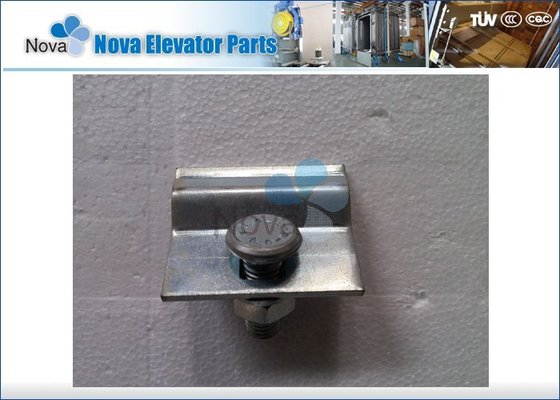 White Zinc Steel Elevator Sliding Clamp for Elevator Guide Rails