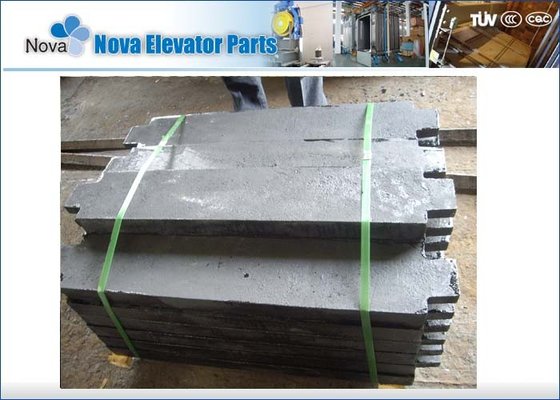 Elevator Cast Iron Counterweight , Elevator / Lift Parts, Elevator Counterweight Block