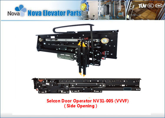 NV31-005  Selcom Type Cargo Elevator VVVF Automatic Door Operator and Machine , Lift Sliding Landing Door