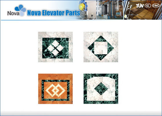 Customized PVC Elevator Cabin Floor for Passenger Elevator / Lift Cabins