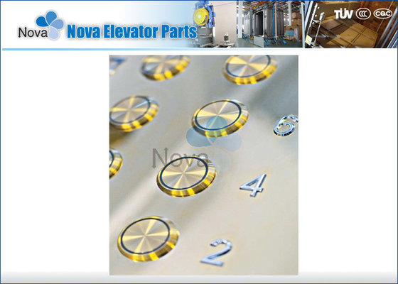 Lift Electric Button with Braille / Elevator Control System in Orange Red