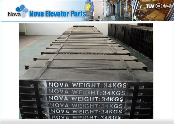 Elevator Components, Compound Elevator Counterweight Block for Elevators / Lifts
