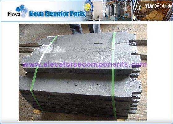 Cast Iron Elevator Counterweight , Elevator / Lift Components, Elevator Counterweight Block