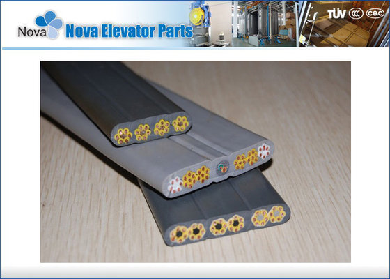 Safe Elevator Control System , TVVBP Lift Cable For Passenger Elevator