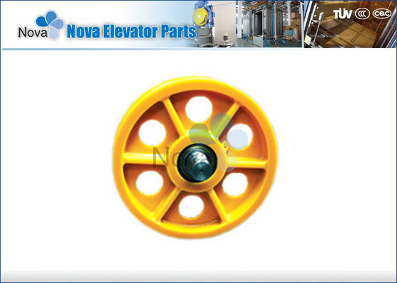 Villa Lift / Elevators Components , φ240 ~ φ520 MC Nylon Elevator Traction Sheave