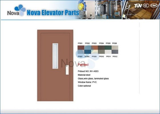 NV31-S Series Embossed 1219 * 3048mm Elevator Automatic Door for Passenger / Cargo Elevator
