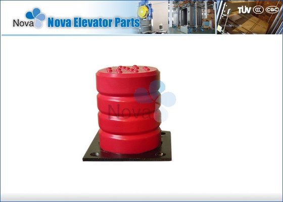 1.1m/s 9600KG Elevator Safety Componenets , PU Lift Rubber Buffer