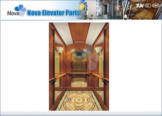 Low Speed Safe Passenger Elevators , VVVF Elevator Machine Romm-less