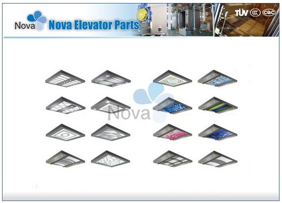 Passenger Lift / Elevator Cabin Ceiling , Customized Elevator Ceiling Panels