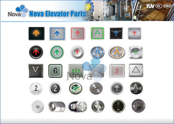 AC 12Volt Elevator Control System Lift Button / Elevator Push Button Switch