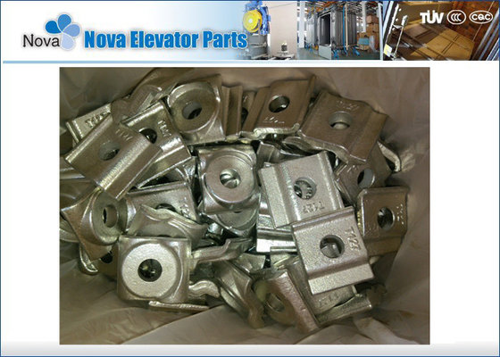 24K Elevator Rail Clips / Galvanized Elevator Machined Guide Rail Clip