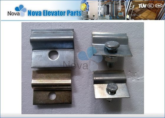 White Zinc Steel Elevator Sliding Clamp for Elevator Guide Rails