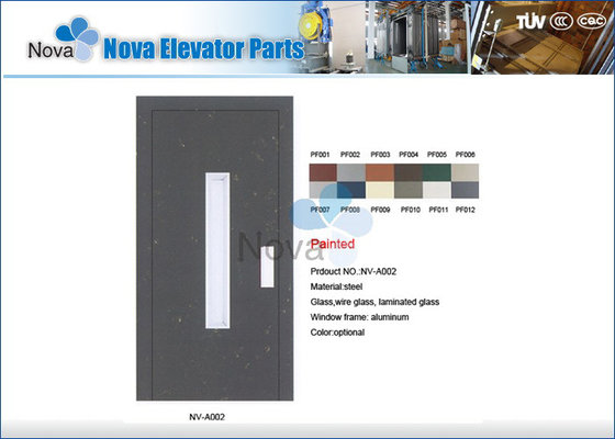 NV31-S Series  Stainless Steel Semi-Automatic Elevator Automatic Door For Cargo Lift