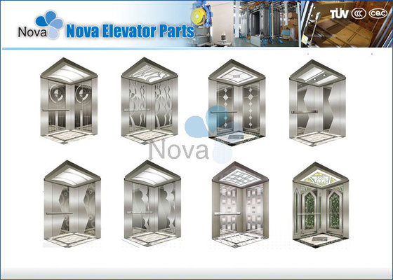 Machine Room/ MRL  Elevator Cabins , Luxury Residential Passenger Elevator Cabin
