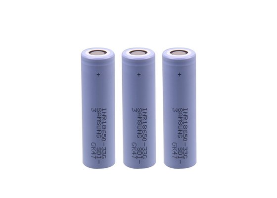 18650 Size Cylindrical Rechargeable Lithium Ion Battery Samsung INR18650-33G 3300MAH