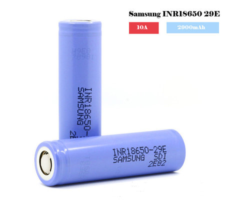 18650 li-ion battery INR18650 29E 2900mah 3.7V cell Samsung for Power tool