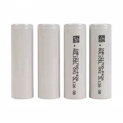 High Rate 21700 Li-ion Rechargeable Battery Molice INR21700P42A 4200mAh 3.6v