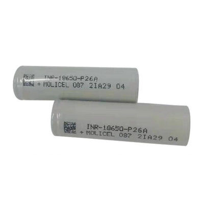 High Rate 18650 Li-ion 3.7v Battery 35A INR18650P26A 2600mAh Molice Batteries