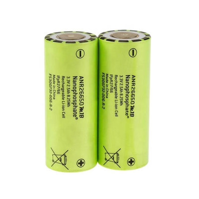 26650 Lifepo4 Cylindrical Battery 3.2v ANR26650M1-B 2500mAh A123 Original