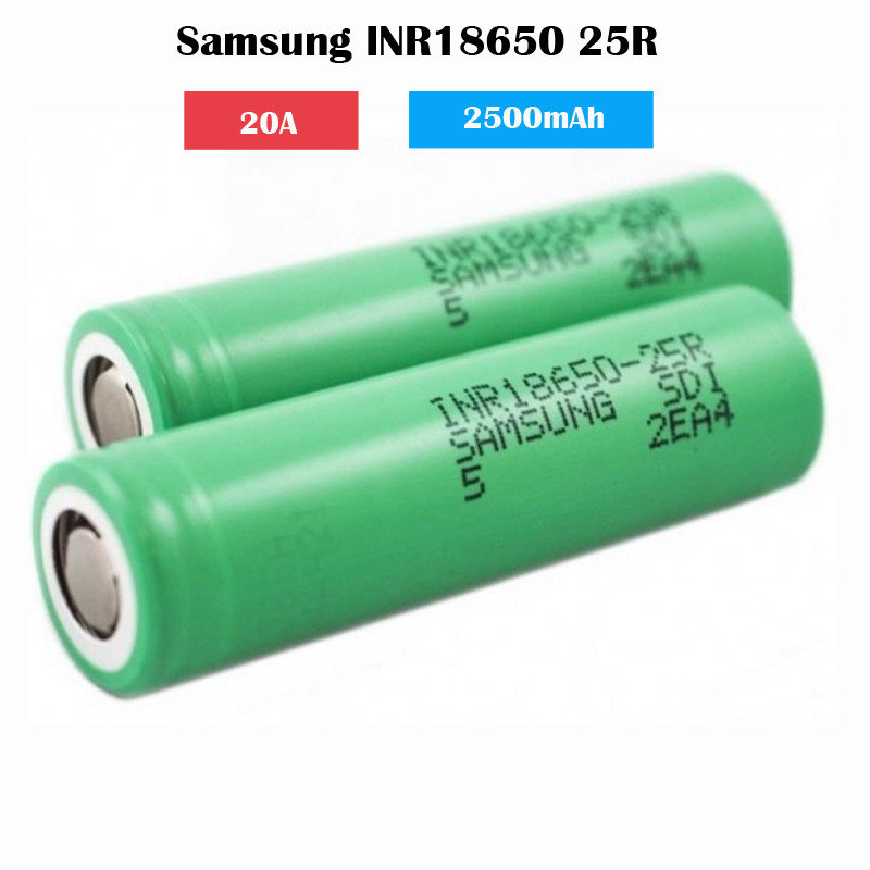 18650 Li-ion 3.7V Battery INR18650-25R 2500mAh Rechargeable Battery Cell Samsung SDI