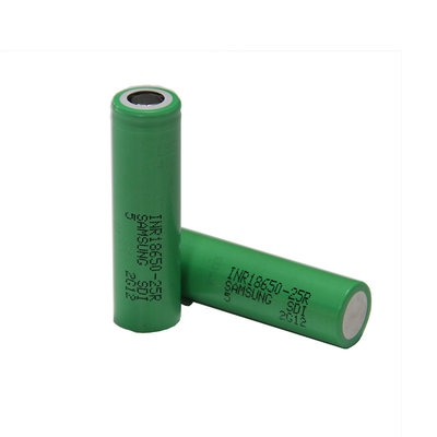 High power battery INR18650-25R 2500mah 18650 Rechargeable Battery cell 3.7v