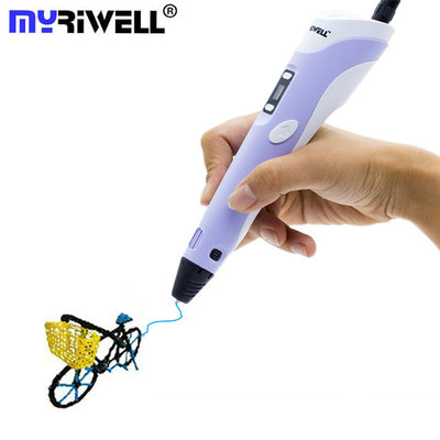 Wholesale 3D Pen 2nd Generation 3D Drawing Printer Pen Magic DIY Printing 3d Pens With 1.75mm Filament For Kids