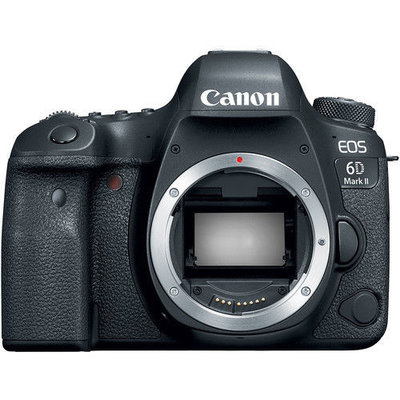 New EOS 6D Mark II 26.2MP Digital SLR Camera - Black (Body Only)