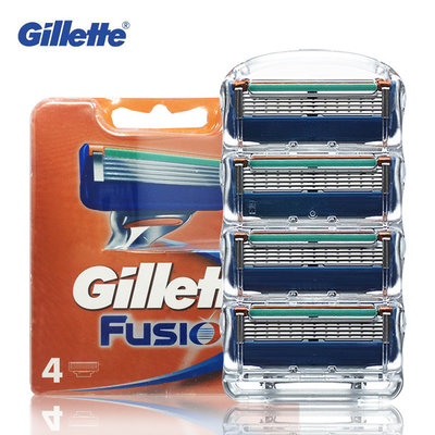 wholesale  new Gillette Fusion Shaving Razor Blades For Men Smooth Shaving To Shave beard 4 Blades