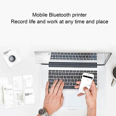 Printer Portable Bluetooth 4.0 POS Thermal Photo Printer Phone Wireless Connection Printer 1000mAh Lithium-ion Batter